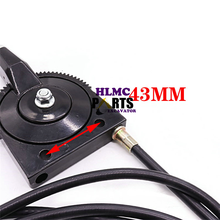 Manual Hand Throttle Controller Cable Excavator Parts Accelerator Cable ...